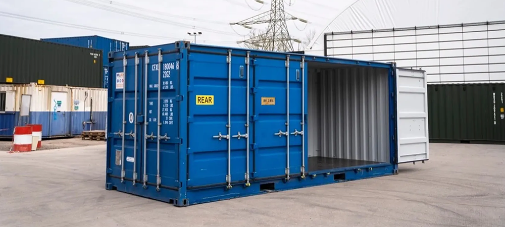 Containers for Pop-Up Shops - 20ft Open Side Container