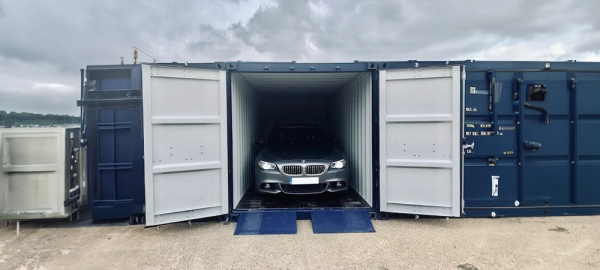 Using Shipping Containers to Store and Ship Cars